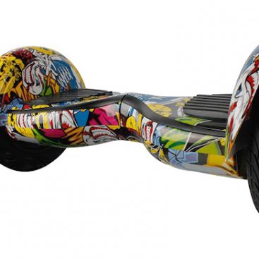 Electric Hoverboard – 10 inch – Classic Black Style + LED lights ...